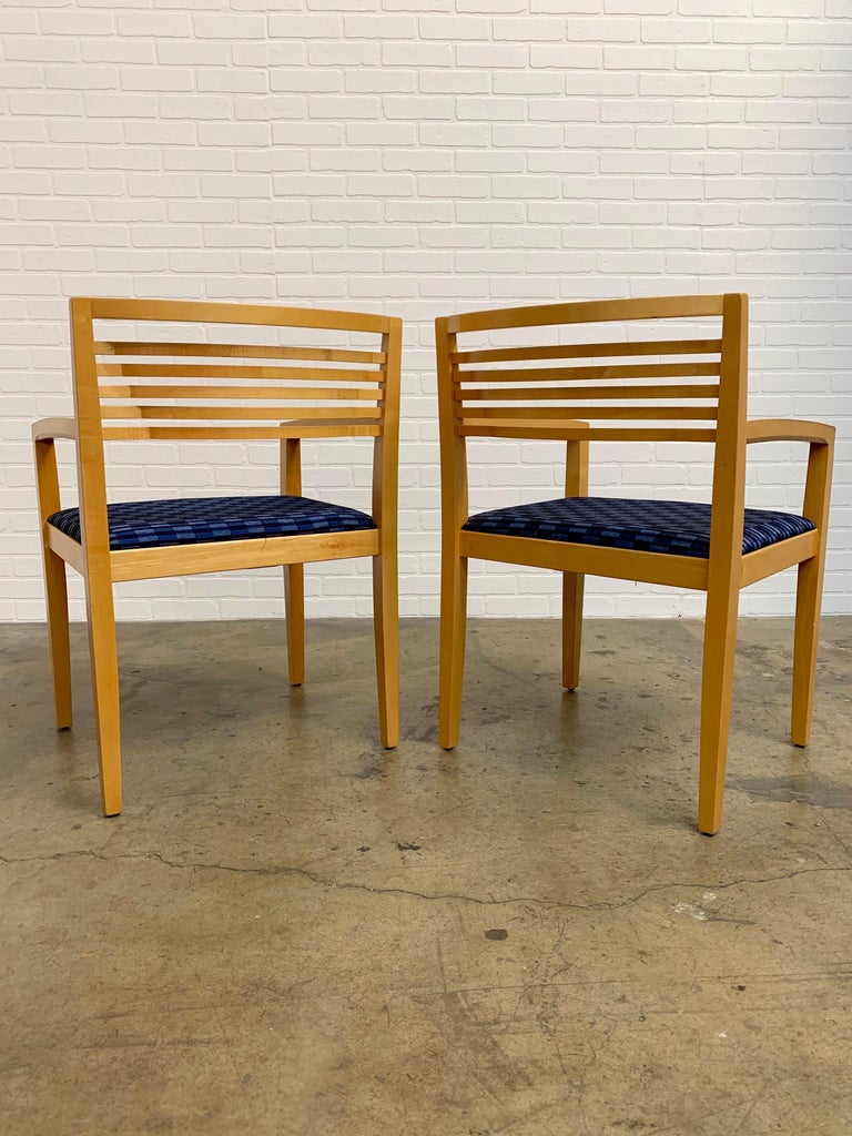 Set of Ten Knoll Studio Ricchio Chairs at 1stDibs | linda ricchio 1989