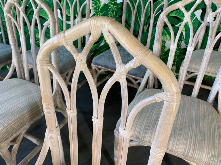 Set of Ten Rattan Dining Chairs by Henry Link at 1stDibs | henry link ...