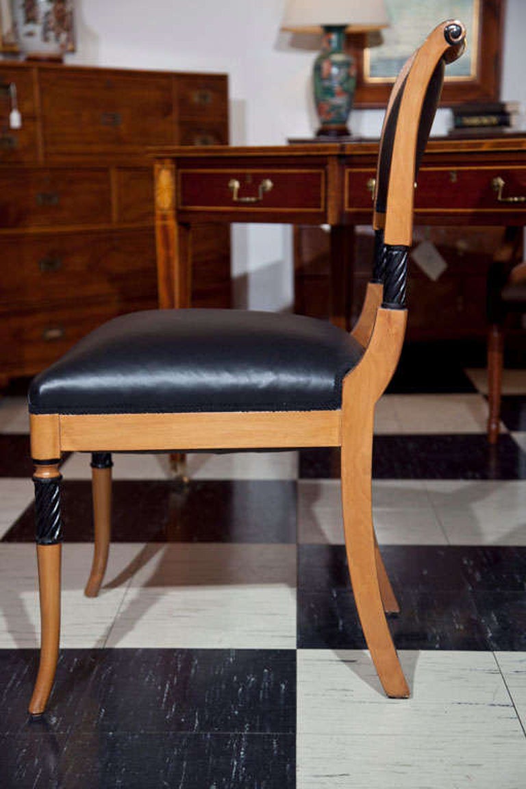 Set of Ten Regency Style Dining Chairs at 1stDibs