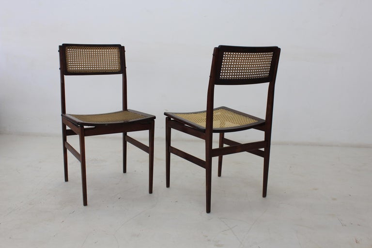 Set of Ten Rosewood Brazilian Chair For Sale at 1stDibs