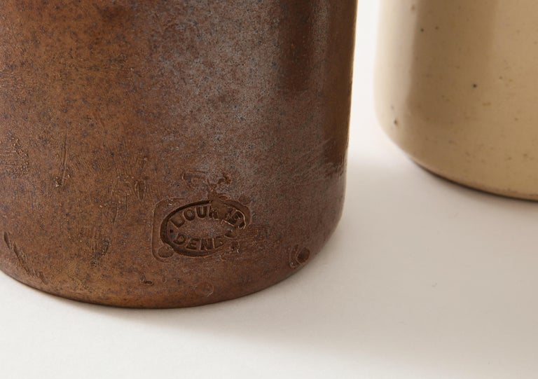 Set of Three 19th Century Japanese Ceramic Ink Bottles at 1stDibs
