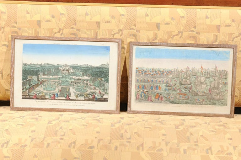 Set of Three '3' Early 19th Century Engravings in Custom Wood Frames ...