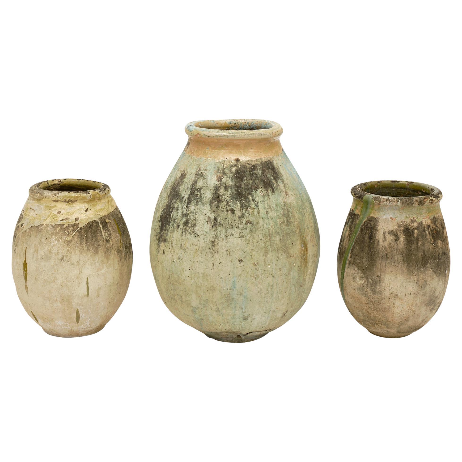 Pair of French Antique Biot Pots For Sale at 1stDibs