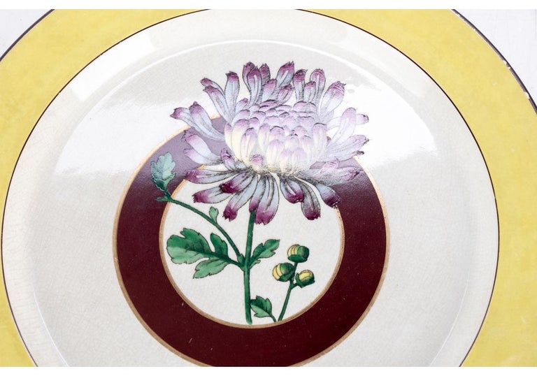 Set of Three Antique English Minton Plates, circa 1881 For Sale at 1stDibs