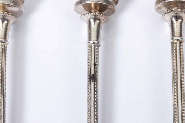 Set of Three Antique Sterling Silver Squirrel Nut Picks by George Sharp ...