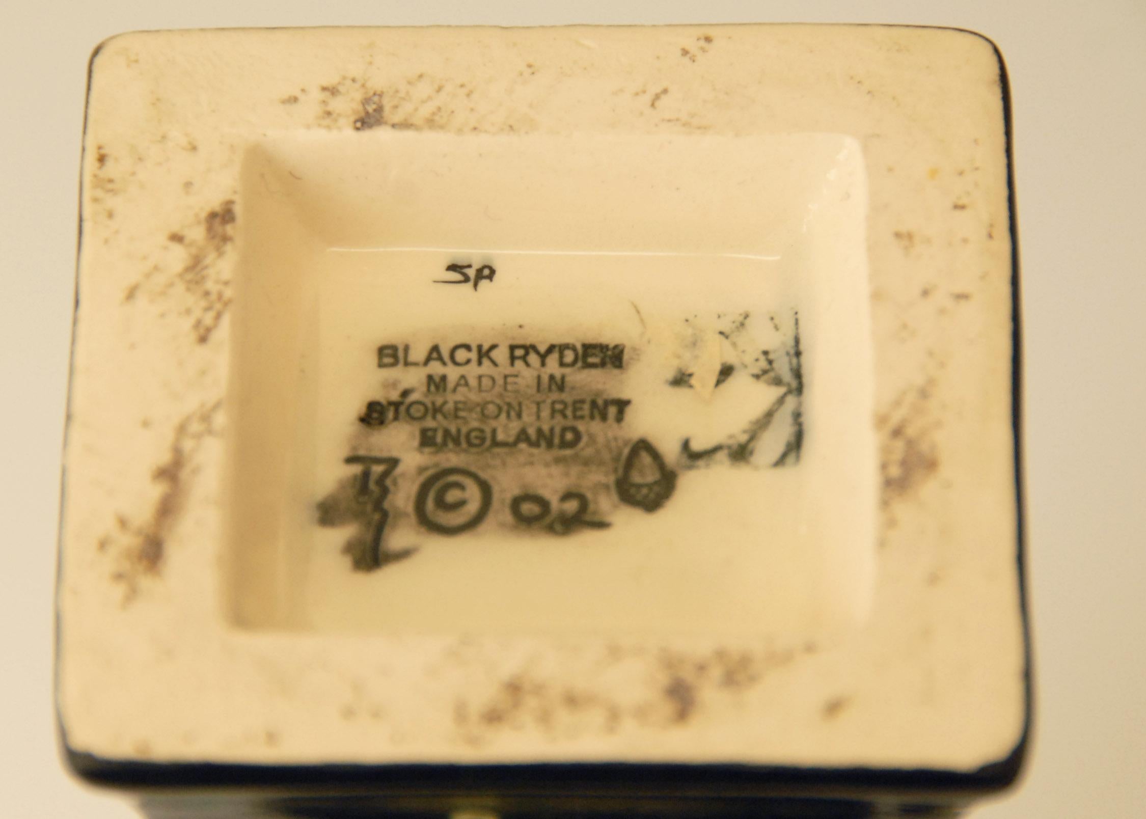 Set of Three Black Ryden 'Moorcroft' Vases For Sale at 1stDibs | black ...