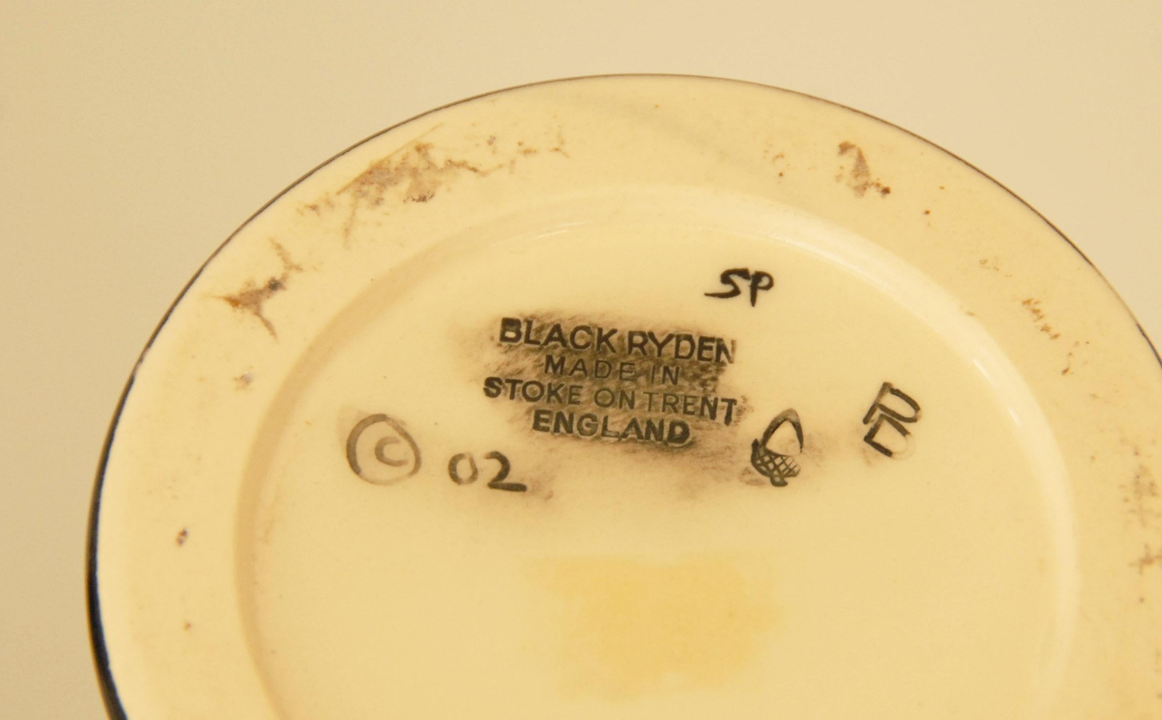 Set of Three Black Ryden 'Moorcroft' Vases For Sale at 1stDibs | black ...