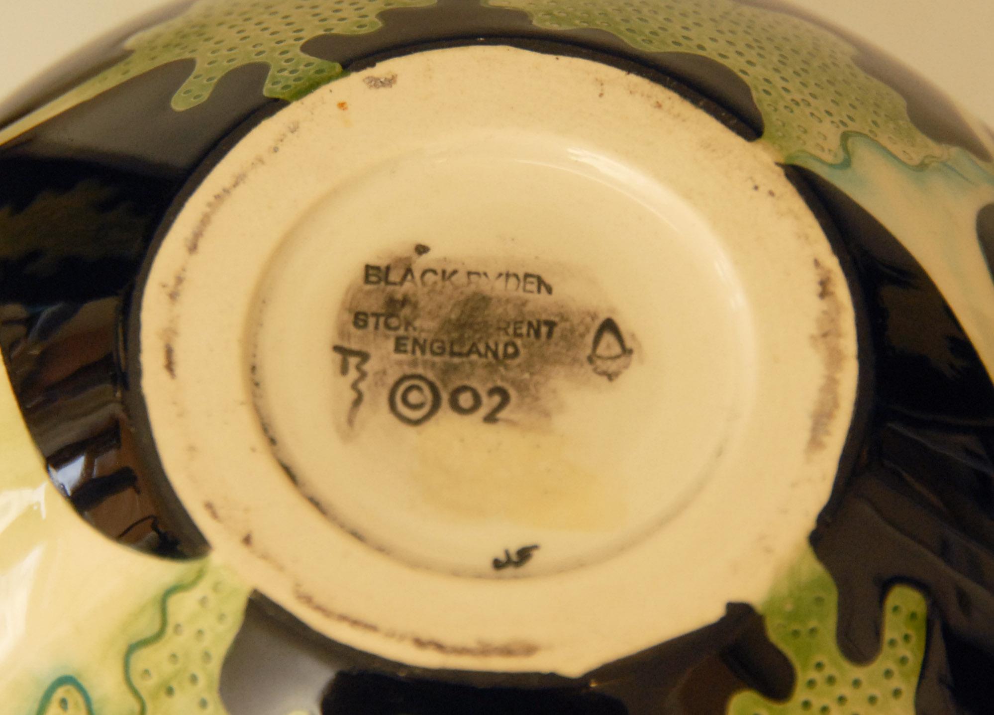 Set of Three Black Ryden 'Moorcroft' Vases For Sale at 1stDibs | black ...