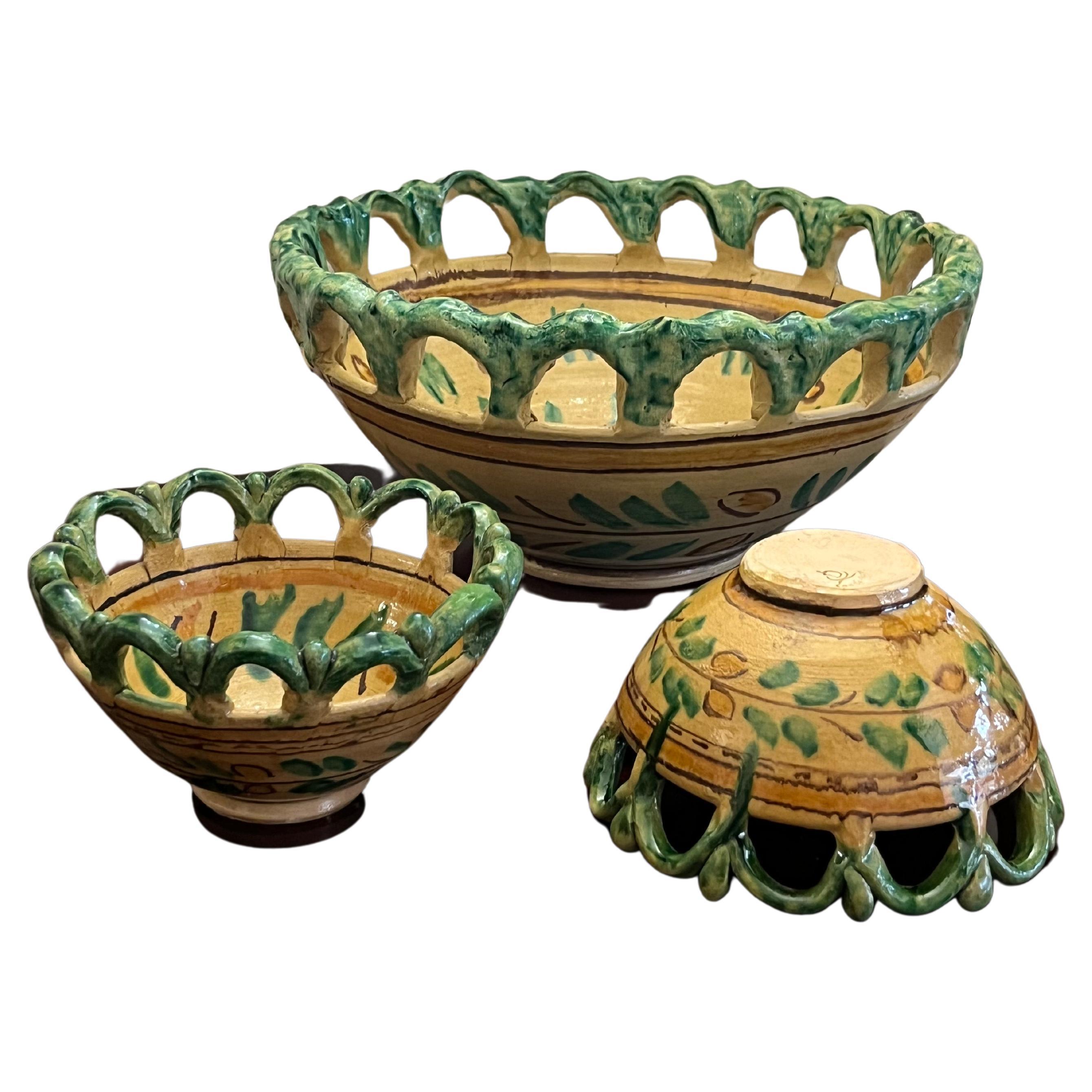 Beautiful Set of Handmade Ceramic Bowls, 1970s For Sale at 1stDibs ...