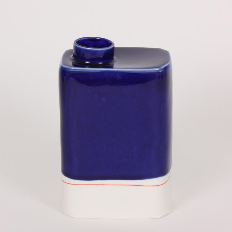 Set of Three Contemporary Porcelain Vases, Jerri For Sale at 1stDibs