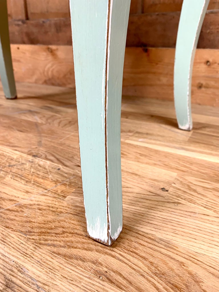 Set of Three Grey Nesting Tables Louis XV Style For Sale at 1stDibs