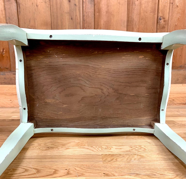 Set of Three Grey Nesting Tables Louis XV Style For Sale at 1stDibs
