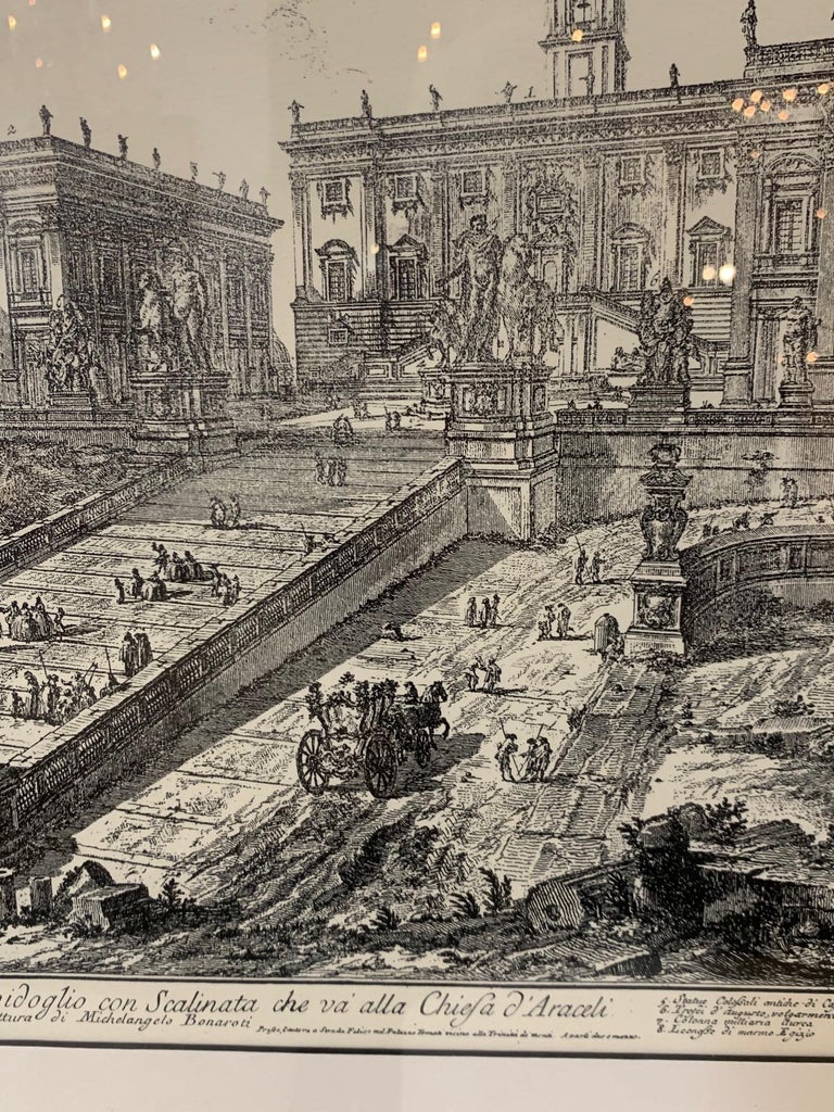 Set of Three Italian Engravings of Roman Scenes For Sale at 1stDibs