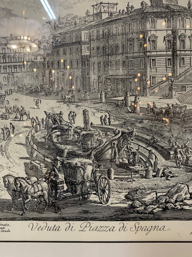 Set of Three Italian Engravings of Roman Scenes For Sale at 1stDibs