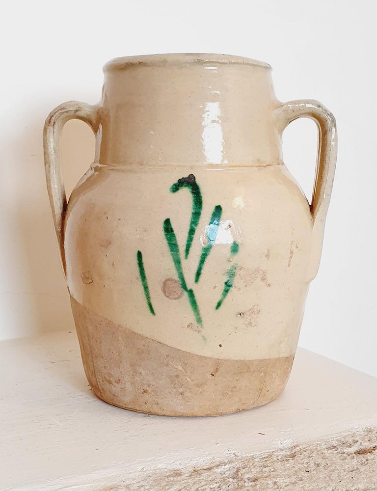 Set of Three Italian Tree of Life Pots Mid-1800s For Sale at 1stDibs