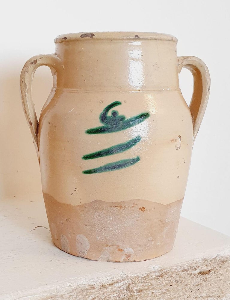 Set of Three Italian Tree of Life Pots Mid-1800s For Sale at 1stDibs