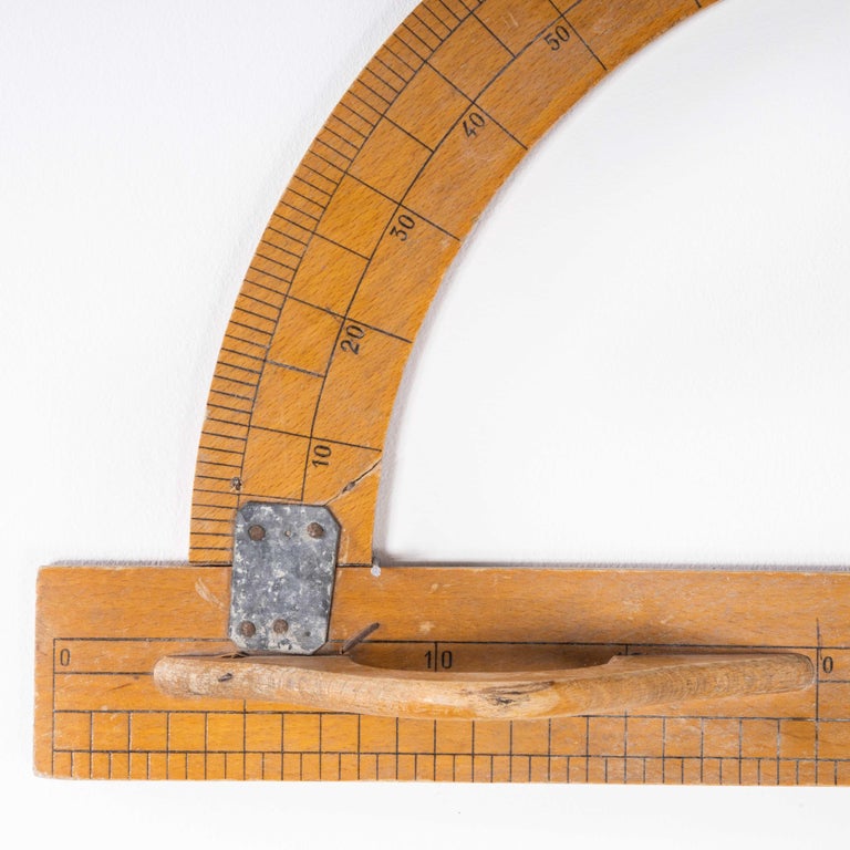 Set of Three Large Semi Cicular Stationery Oversize Protractors For ...