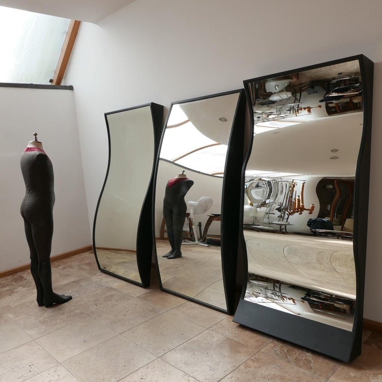 Set of Three Mid-Century French Fairground/Circus Distortion Mirrors at ...