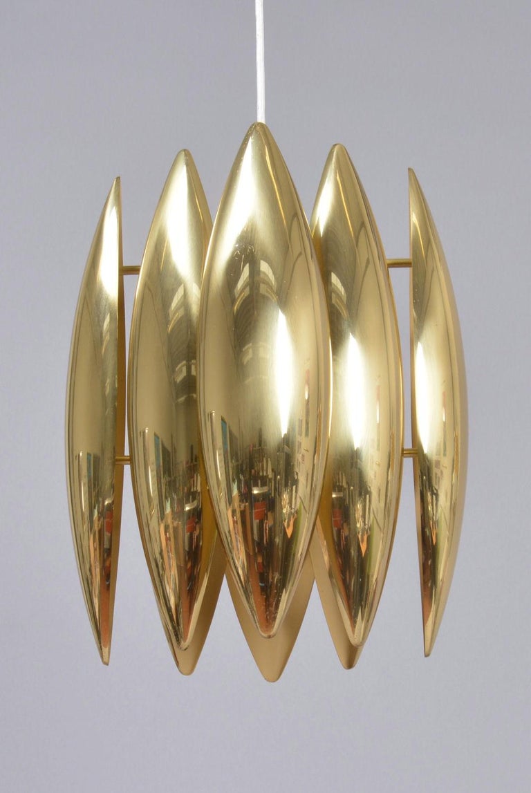 Set of Three Midcentury Modern Hammerborg Brass for Fog and Mørup, 1970 ...