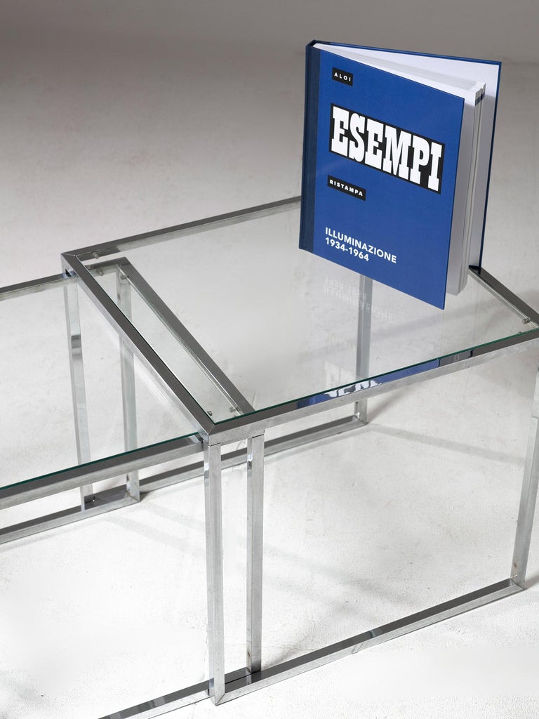 Set of Three Nesting Steel Tables For Sale at 1stDibs