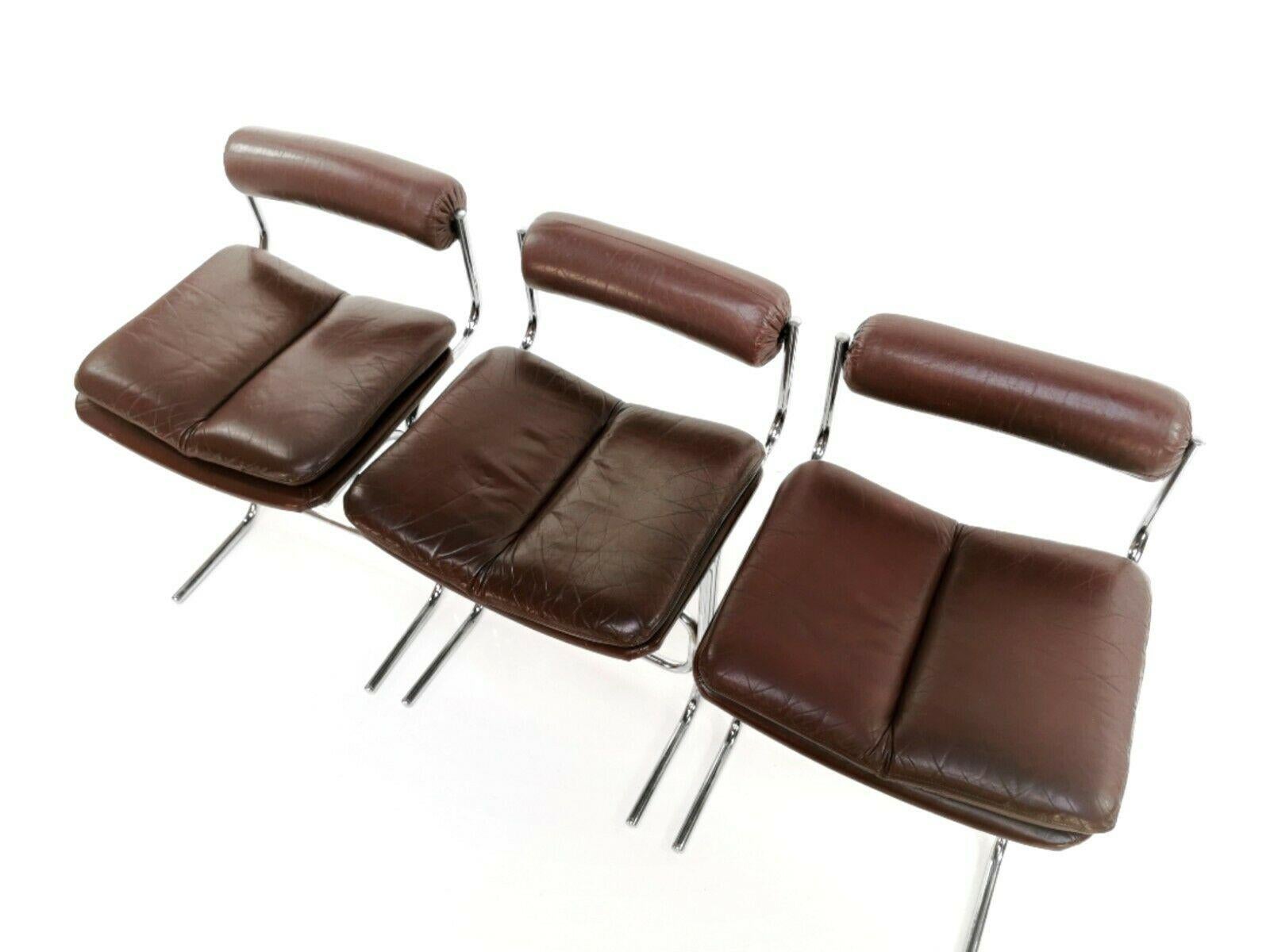 Set of Three Pieff Eleganza Chairs by Tim Bates Mid Century 1960s For ...