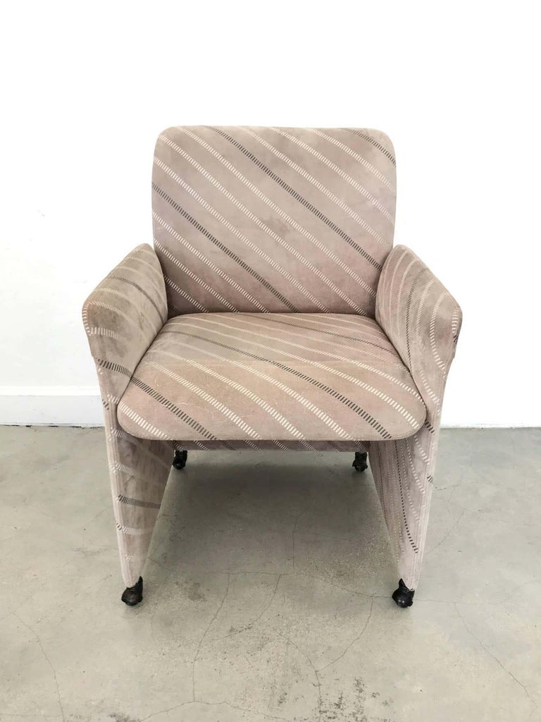 Set of Three Post Modern Missoni Suede Side or Dining Chairs by ...