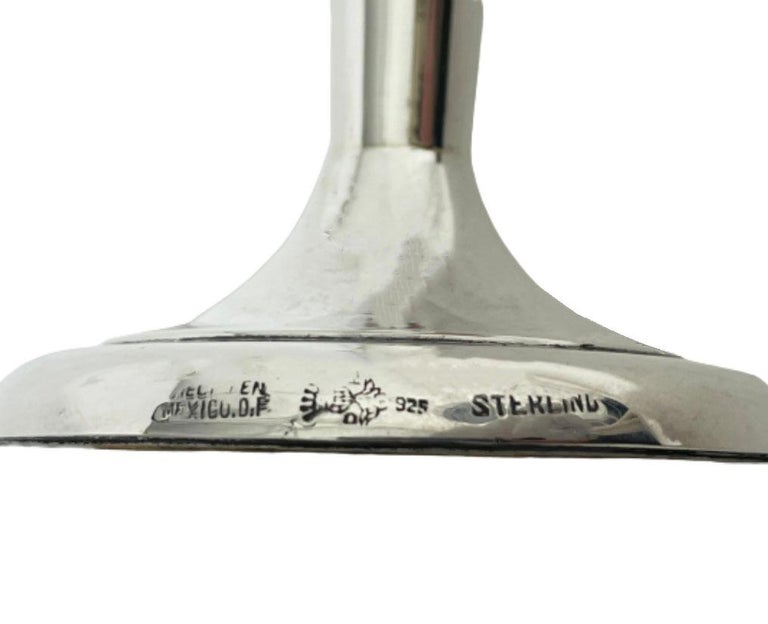 Set of Three Silver Small Vases at 1stDibs