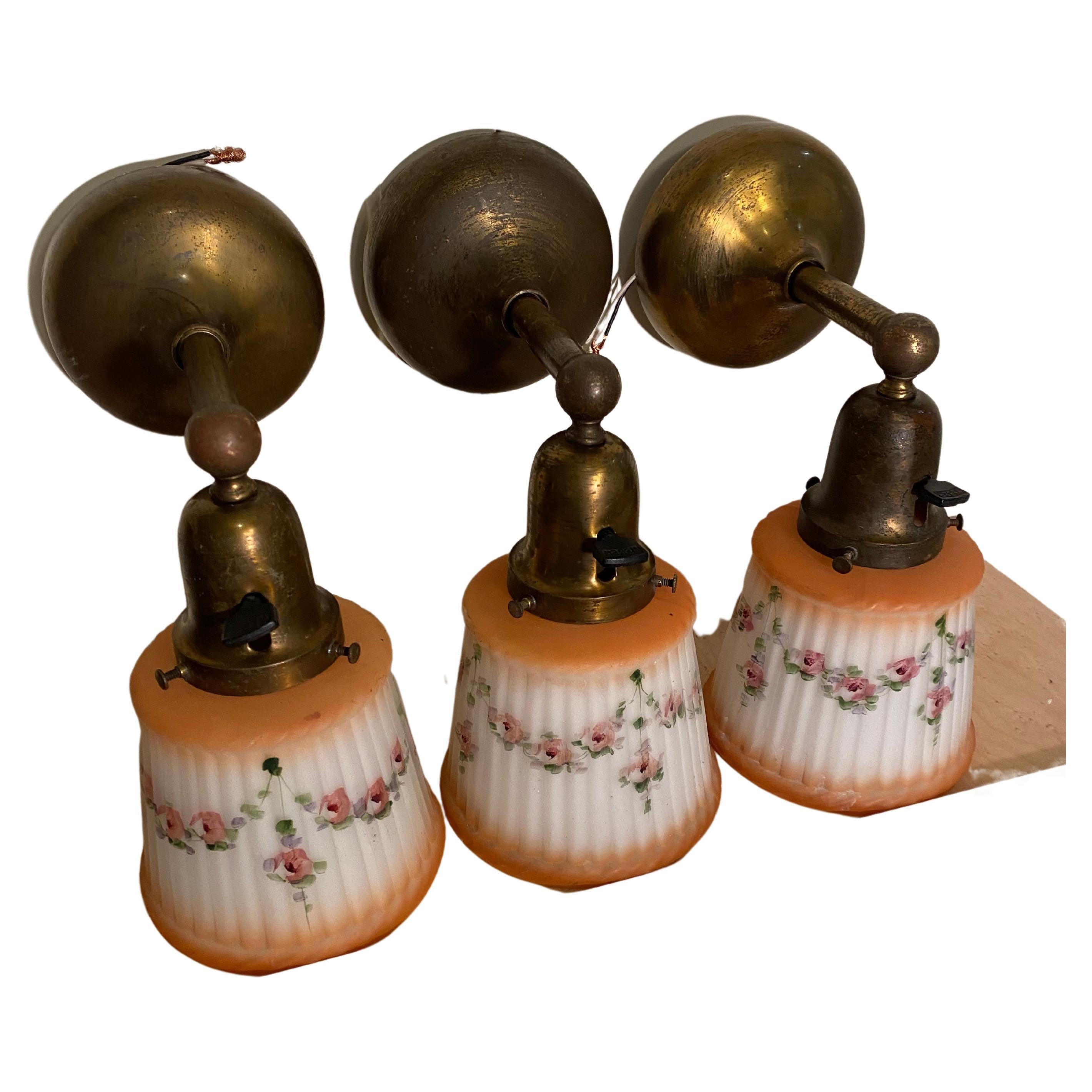 Brass Shell Wall Sconces, Pair For Sale at 1stDibs