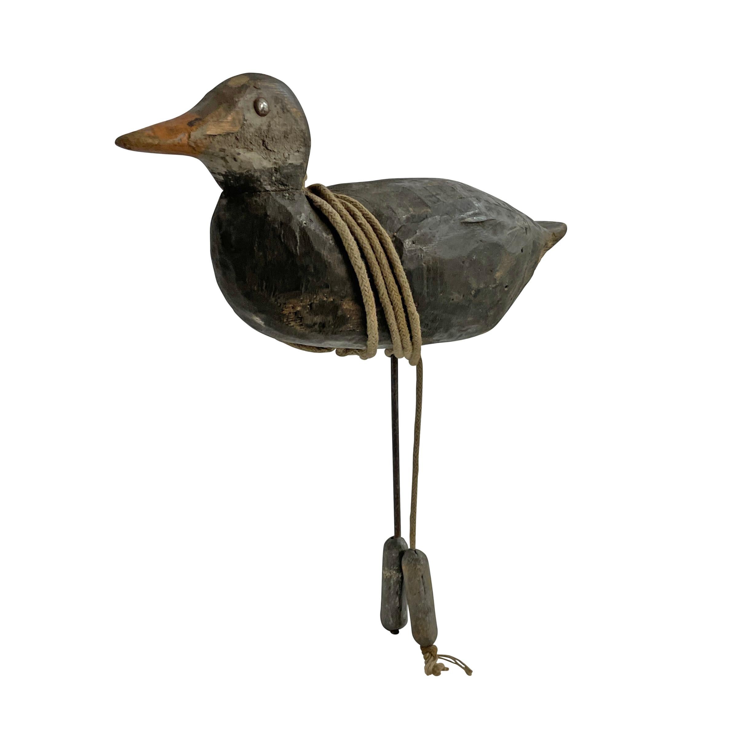 Set of Three Vintage Decoys with Custom Wall Mounts For Sale at 1stDibs