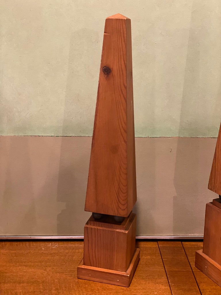 Set of Three Vintage Obelisks For Sale at 1stDibs