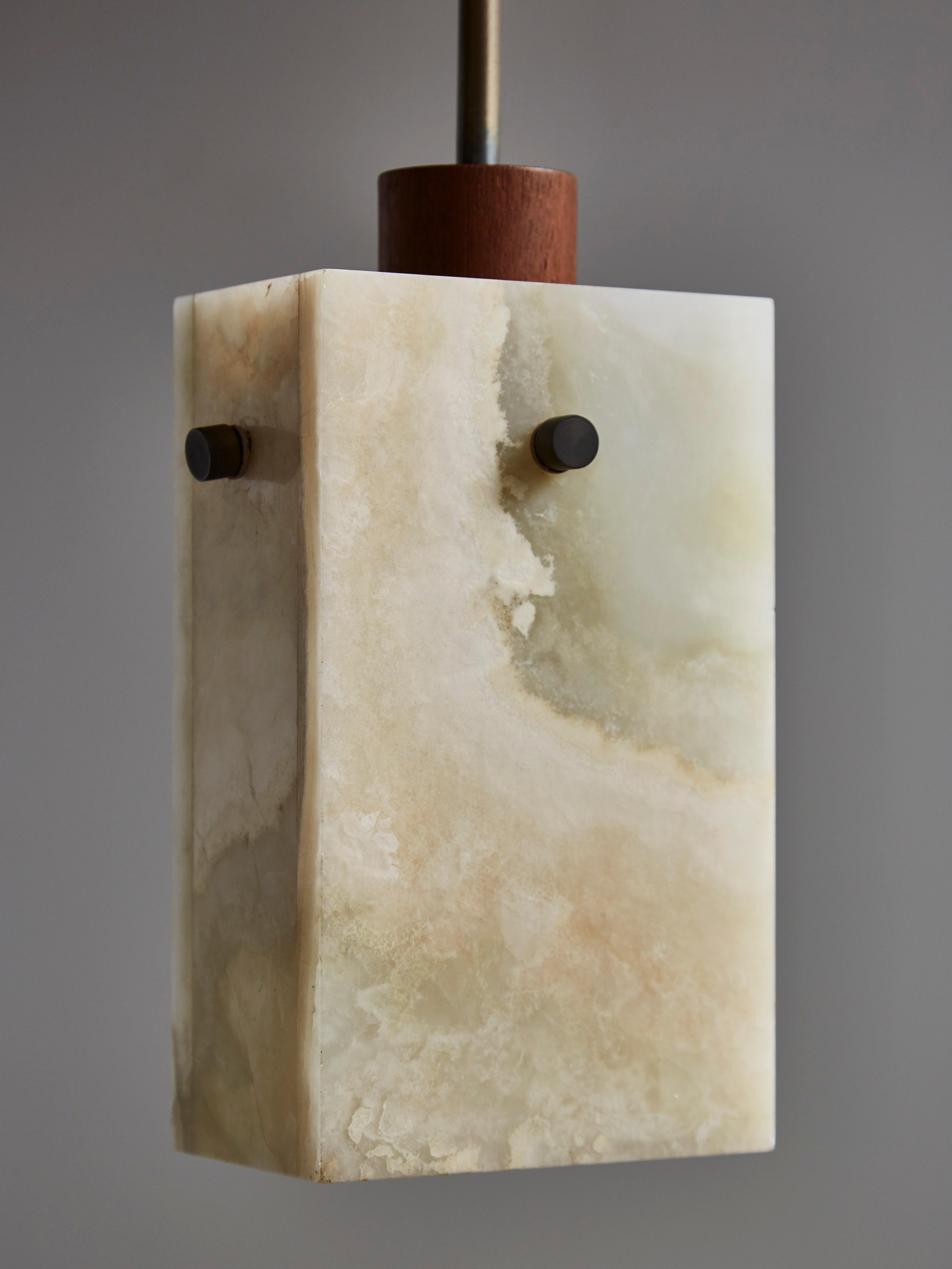 Set of Three Vintage Onyx Pendants at 1stDibs