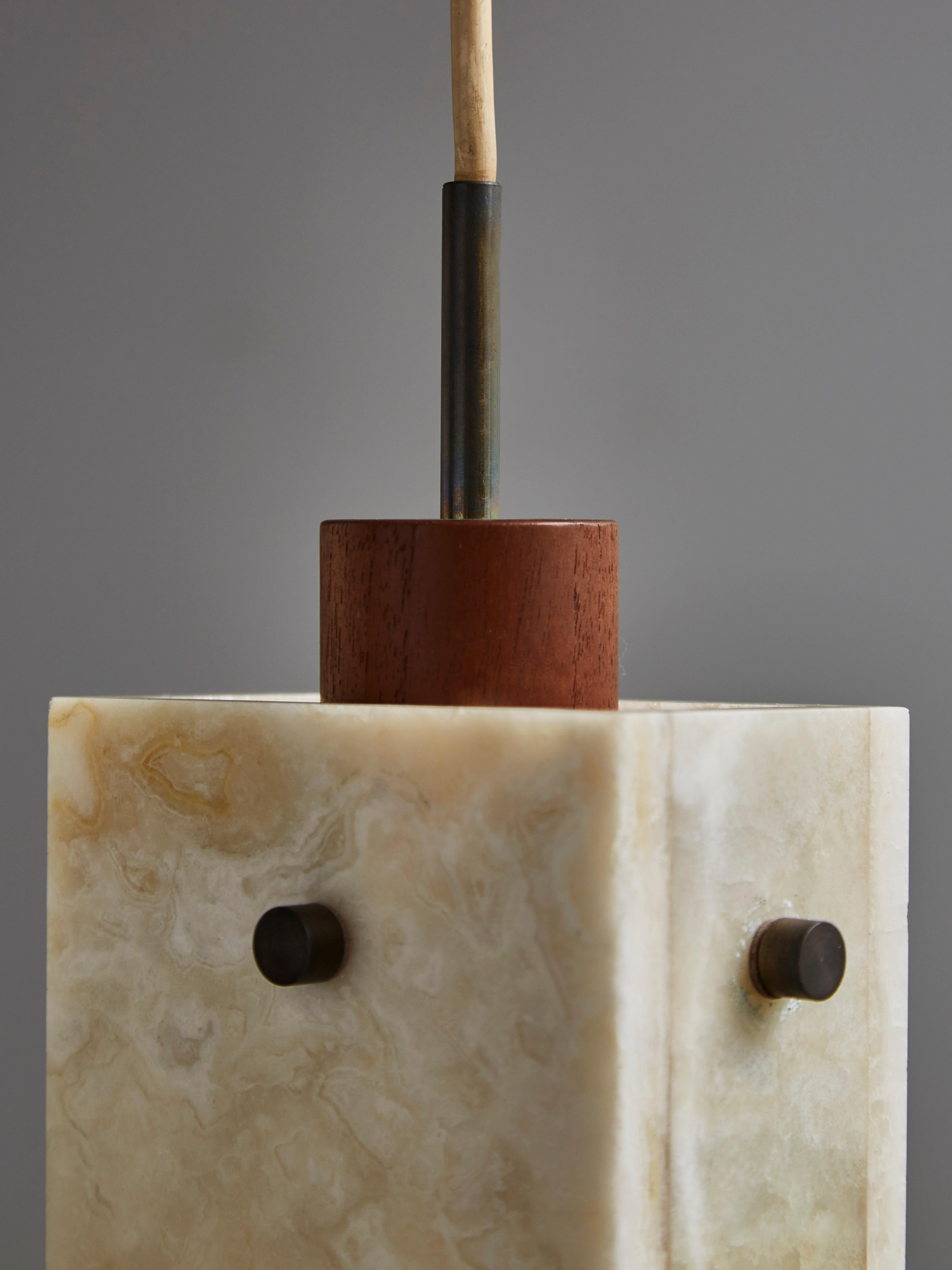 Set of Three Vintage Onyx Pendants at 1stDibs