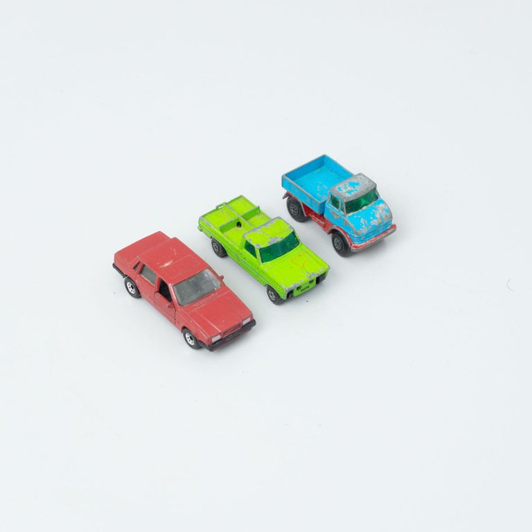 Set of Three Vintage Toy MatchBox Cars, circa 1960 For Sale at 1stDibs