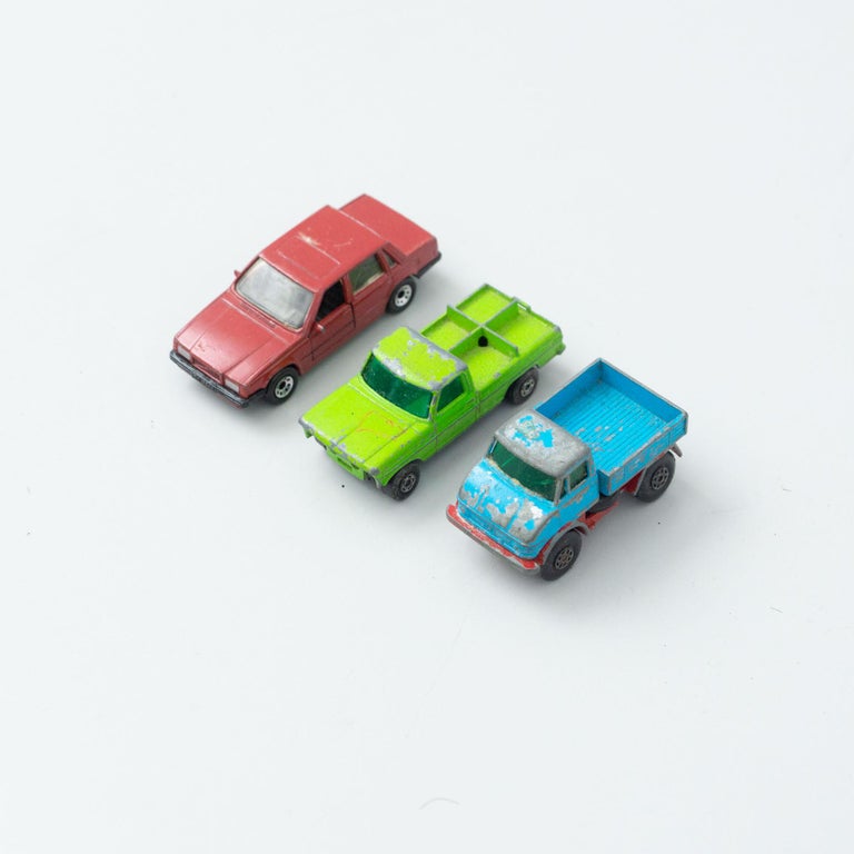 Set of Three Vintage Toy MatchBox Cars, circa 1960 For Sale at 1stDibs