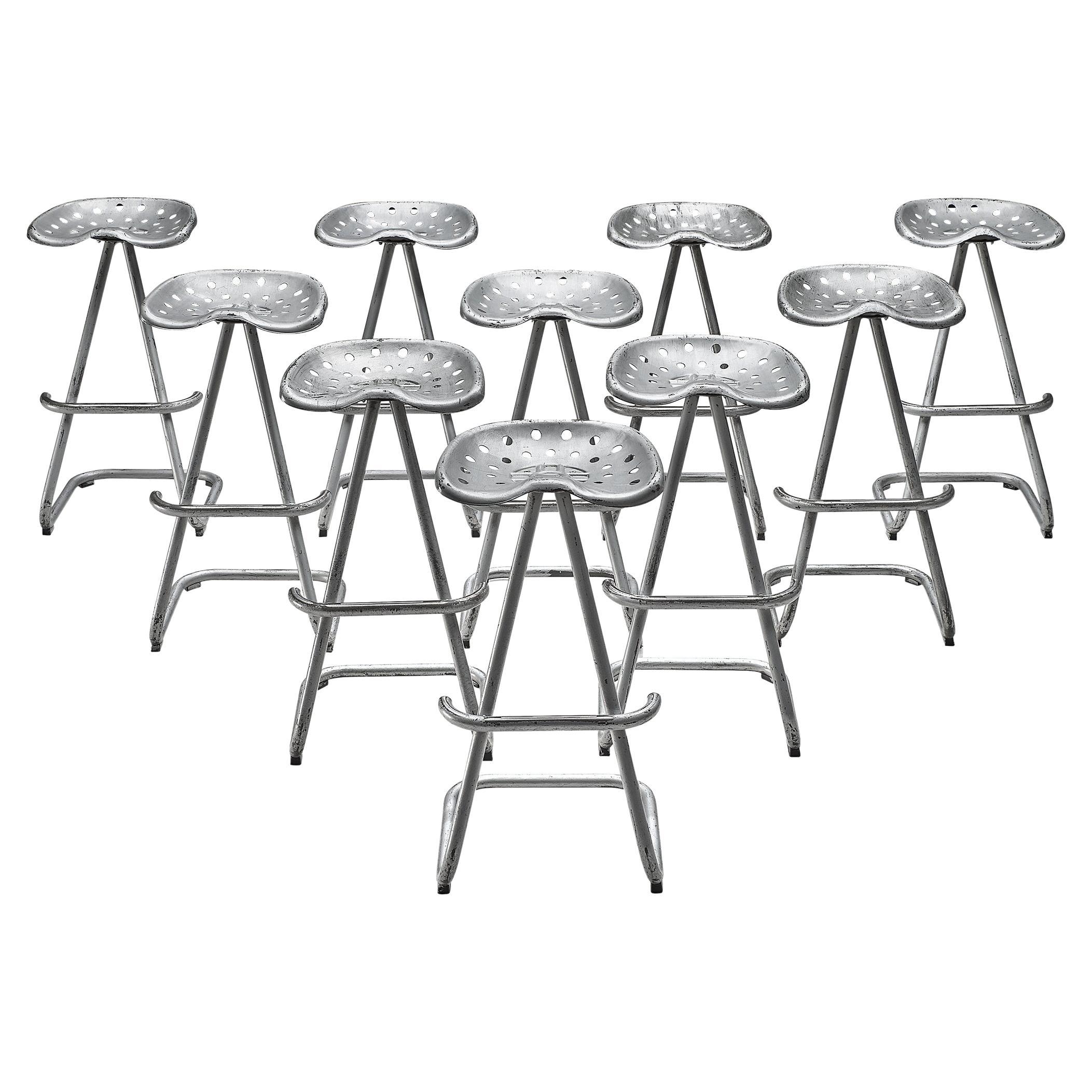 Tappo Silver Stool by NOOII For Sale at 1stDibs
