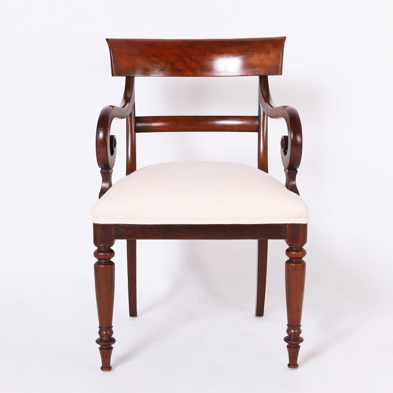 Set of Twelve Antique English Dining Chairs at 1stDibs