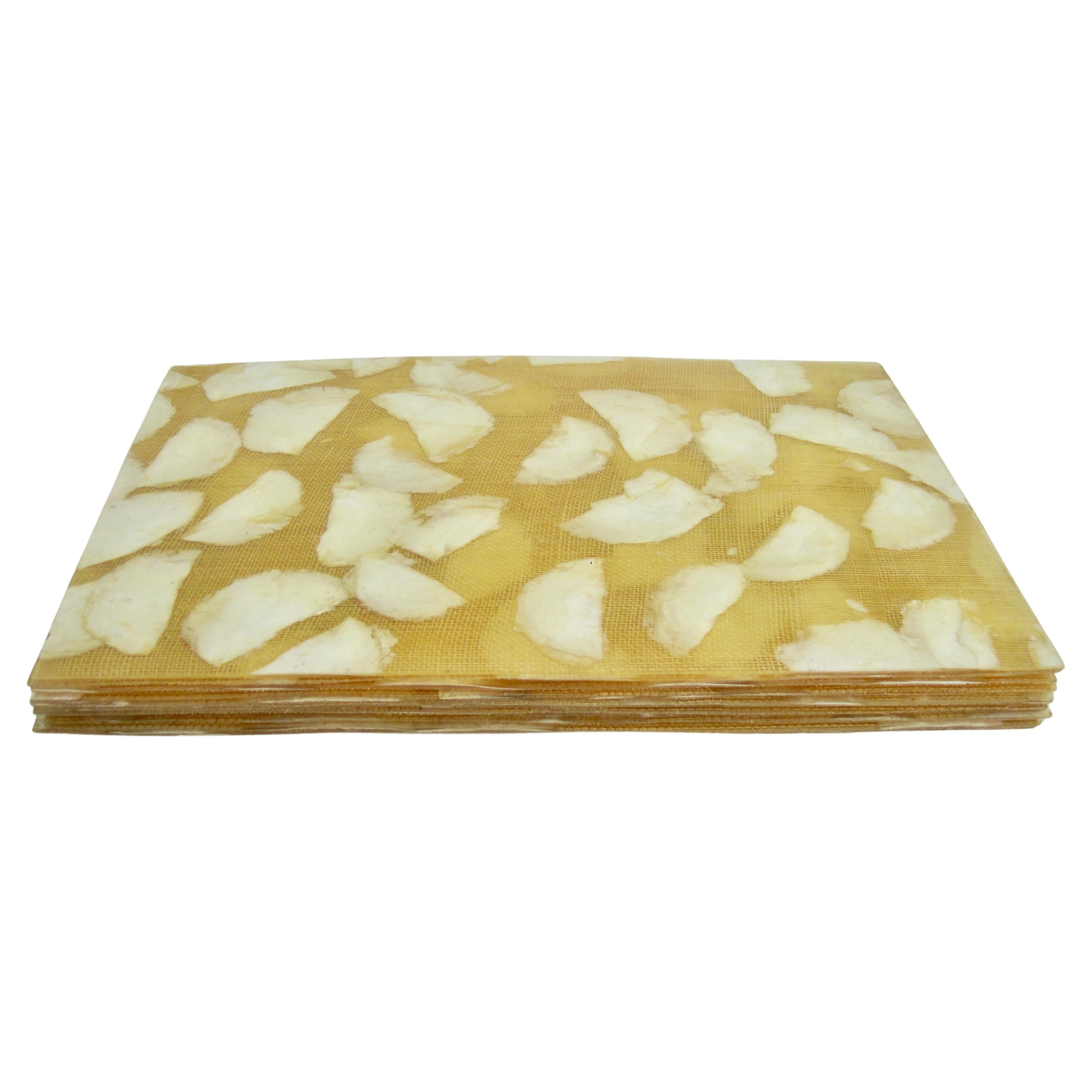 Capiz Shell Seven Piece Serving Set For Sale at 1stDibs