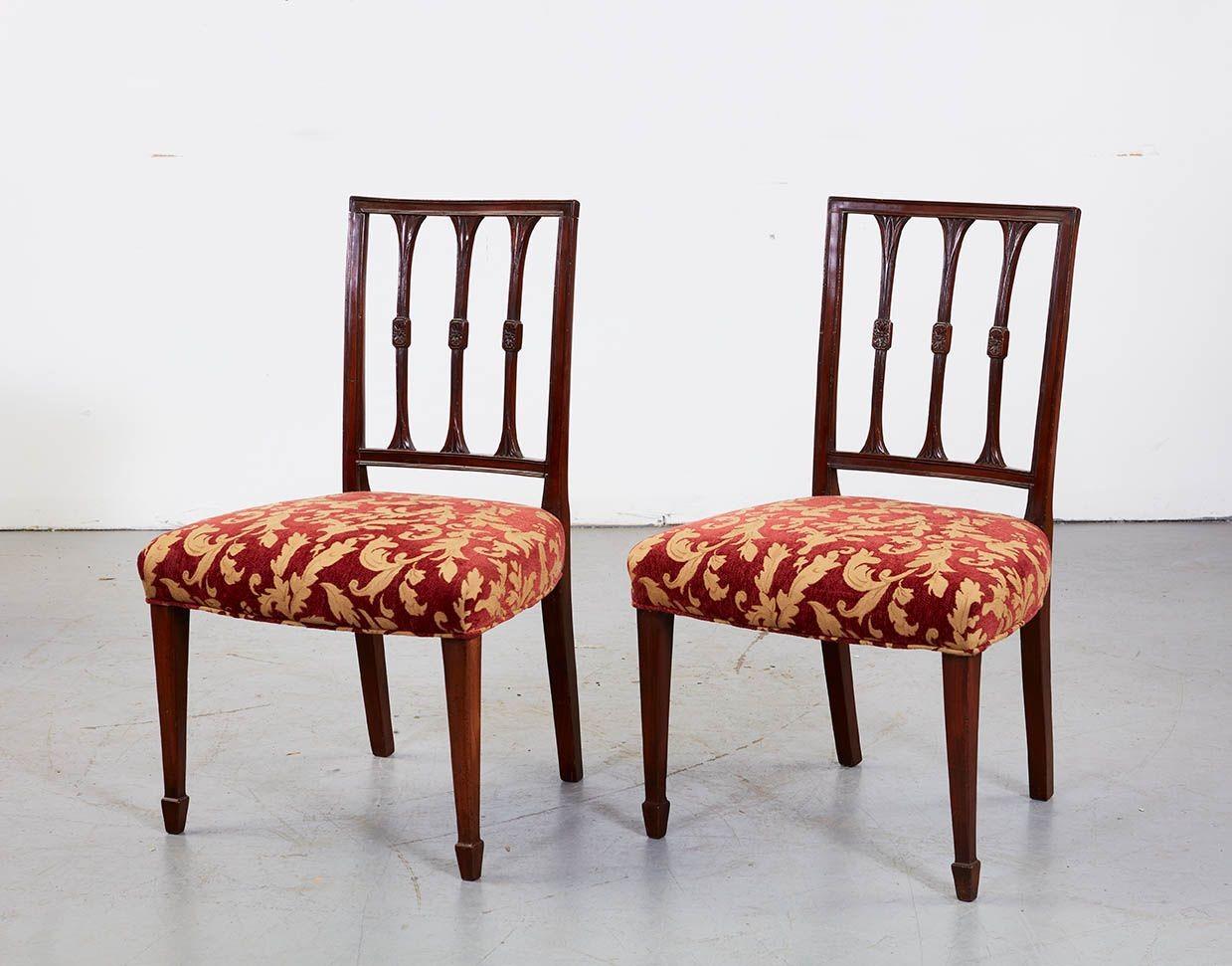 Set of Twelve Georgian Dining Chairs For Sale at 1stDibs