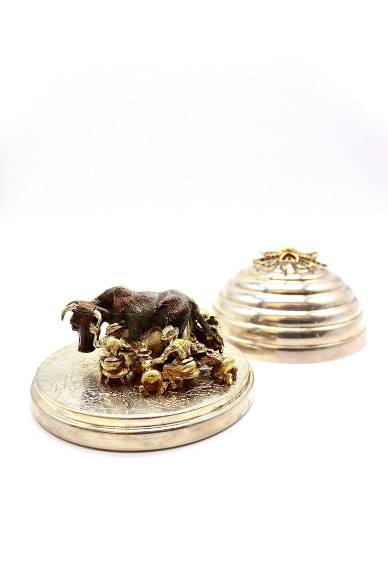 Stuart Devlin Set of Twelve Silver and Silver-Gilt "Twelve Days of ...