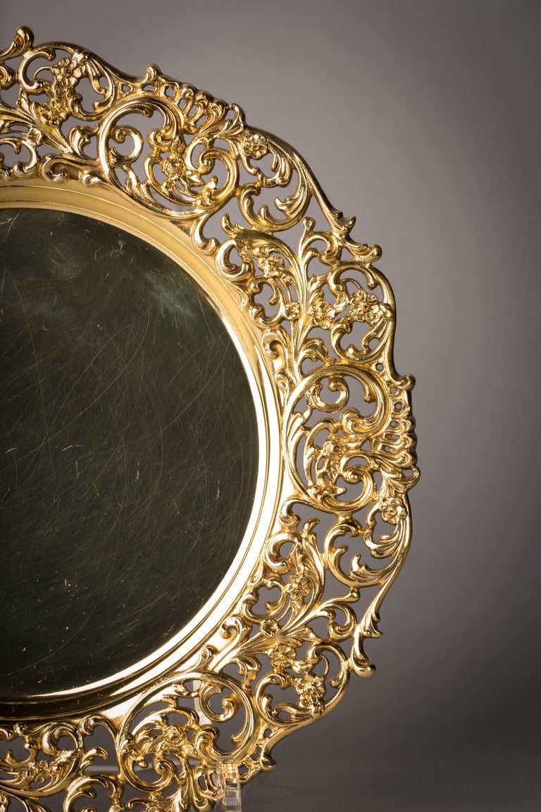 Set of Twelve Sterling Silver-Gilt Sweet Plates, circa 1900 For Sale at ...