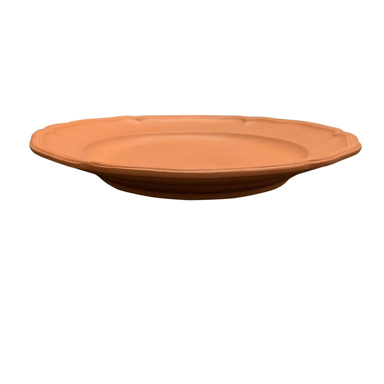 Set of Ten Terracotta Dinner Plates For Sale at 1stDibs | terracotta ...