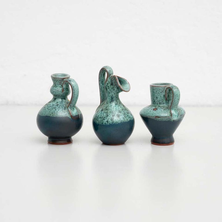 Set of Twenty Ceramic Hand Painted Small Traditional Spanish Vases ...