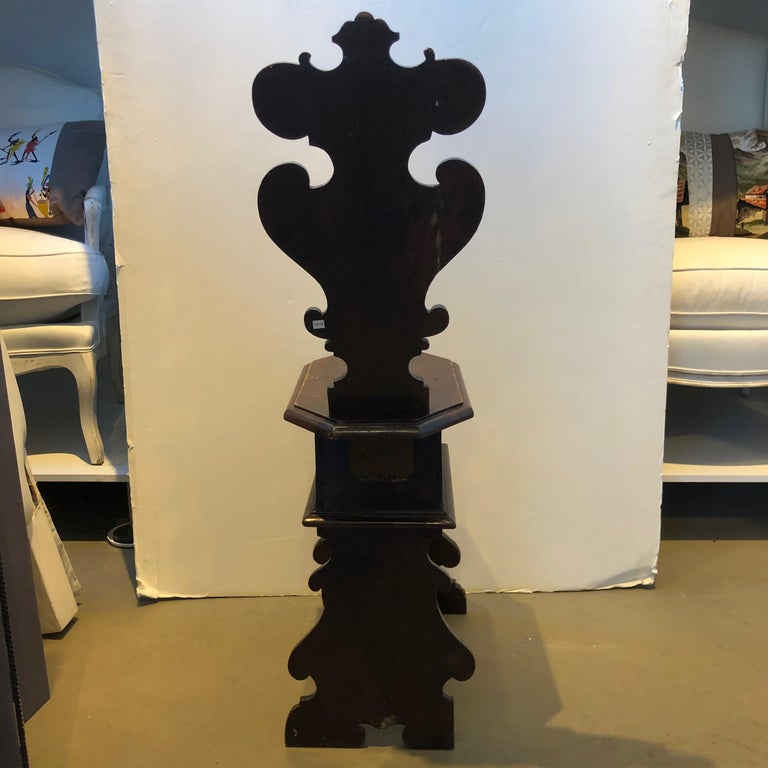 Set of Two 17th Century Antique Decorative Italian Altar Chairs For ...