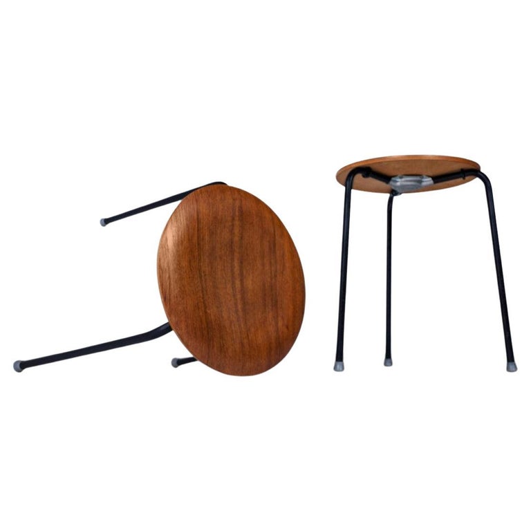 Pair of Early 'Dot' Stools / Nesting Tables by Jacobsen for Fritz ...