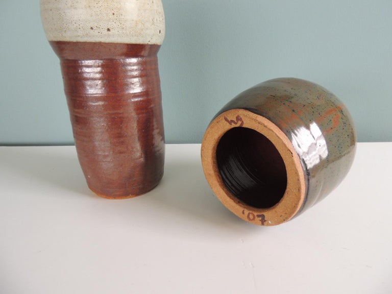 Set of Two '2' Mid-Century Modern Style Handcrafted Vessels For Sale at ...