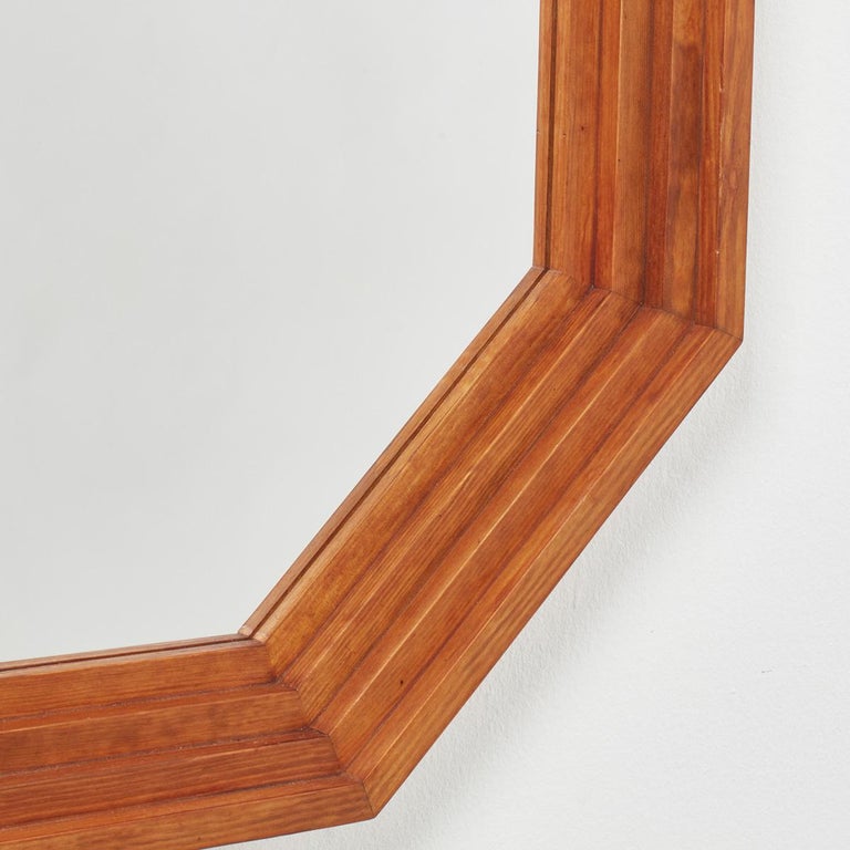 Set of Two 20th Century Italian Geometric Wooden Mirrors For Sale at ...