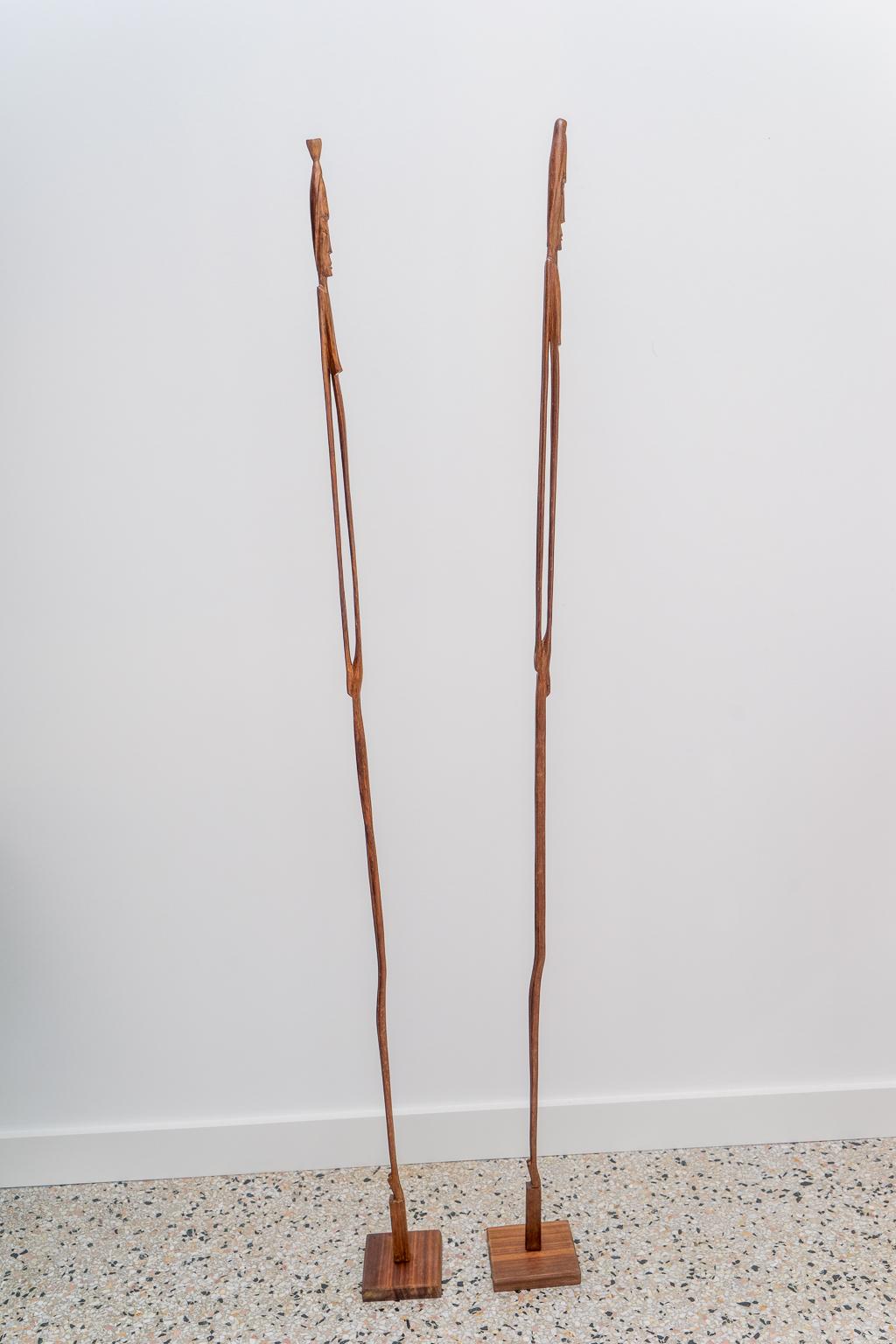 Set of Two East African Nyamwezi Tribe Sculptures For Sale at 1stDibs