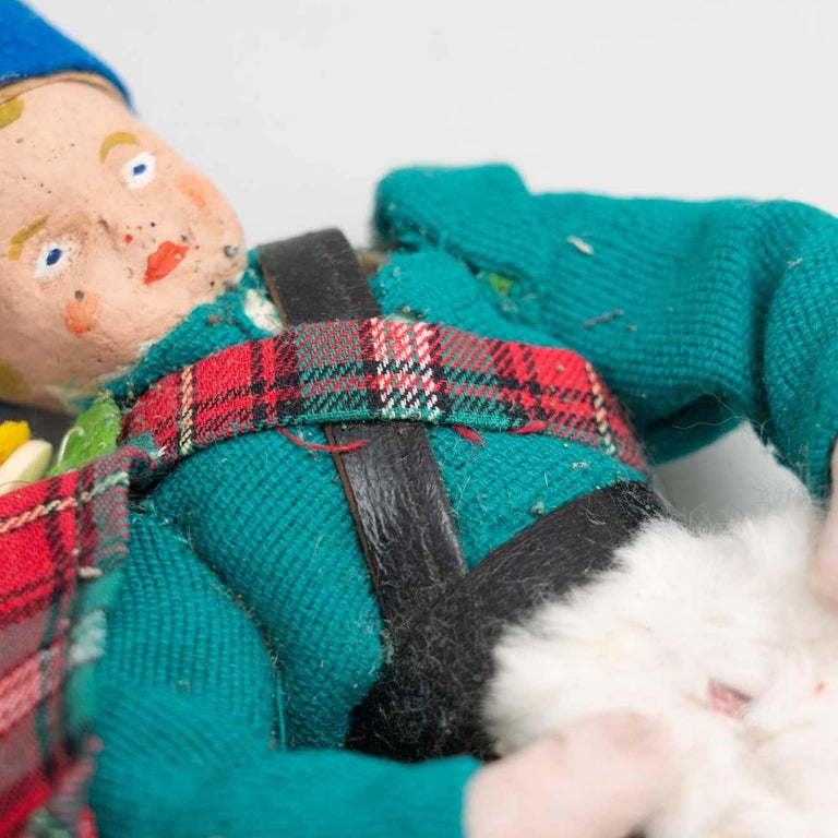 Set of Two Antique Traditional Spanish Rag Doll, circa 1920 For Sale at ...