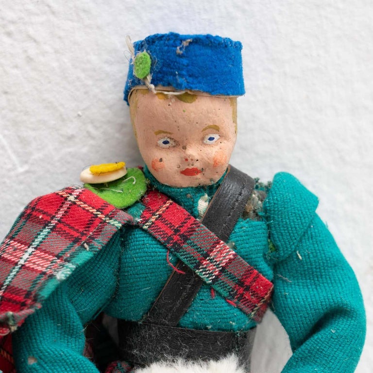Set of Two Antique Traditional Spanish Rag Doll, circa 1920 For Sale at ...