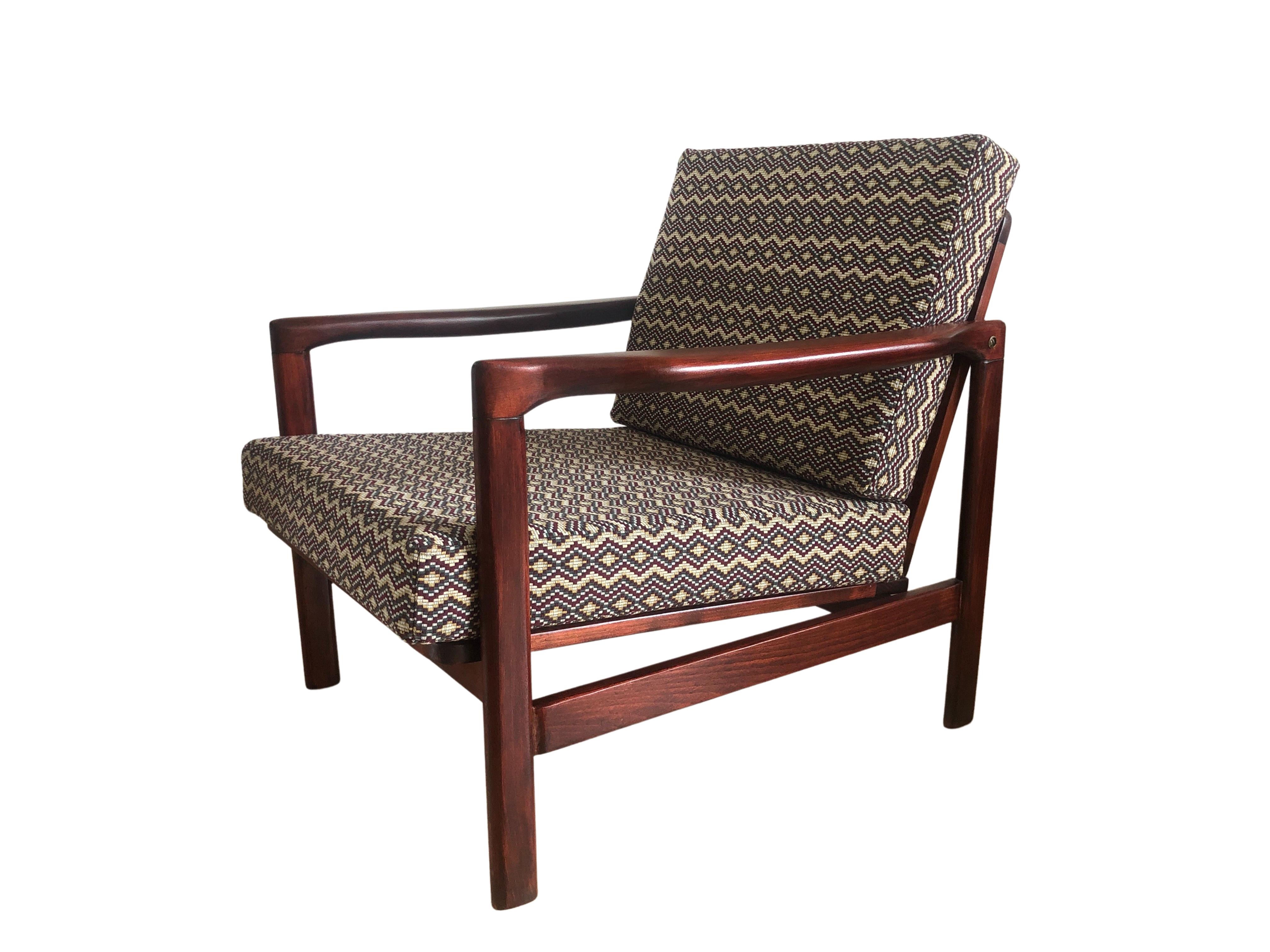 Set of Two Armchairs by Zenon Bączyk, Gaston Y Daniela Upholstery, Europe, 1960s For Sale at ...